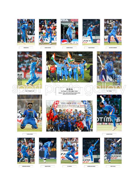 World Cup Final 2011 Print | Cricket Posters | Mahendra Singh Dhoni