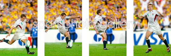 2003 Jonny Wilkinson Drop Goal Quadruple Print | Rugby Posters
