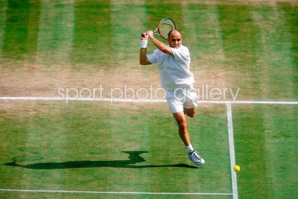 Wimbledon Photo Tennis Posters Andre Agassi