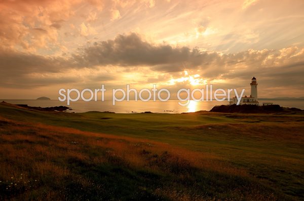 Aerial view 9th Hole Ailsa Course Turnberry Golf Resort Images Golf Posters