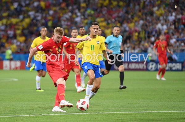 Kevin De Bruyne Belgium Scores V Brazil World Cup 2018 Images