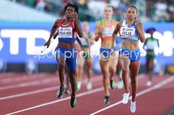 Allyson Felix USA Mixed Relay World Athletics Oregon 2022 Images ...