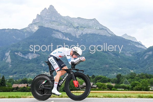Tadej Pogacar Slovenia Time Trial Stage 16 Tour De France 2023 Images Cycling Posters